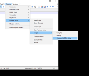 Agron Merseli - Python Scripts for Notepad++